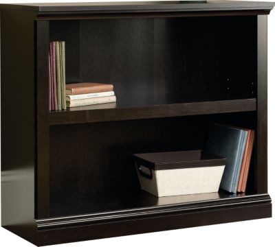 Sauder Select 2-Shelf Estate Black Bookcase | Homemakers