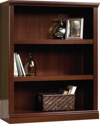 Sauder Select 3-Shelf Short Bookcase | Homemakers