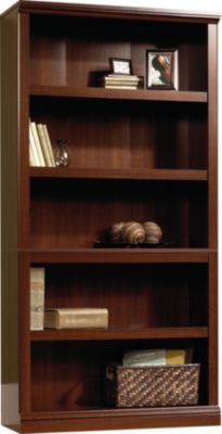 Sauder Select 5-Shelf Cherry Bookcase | Homemakers