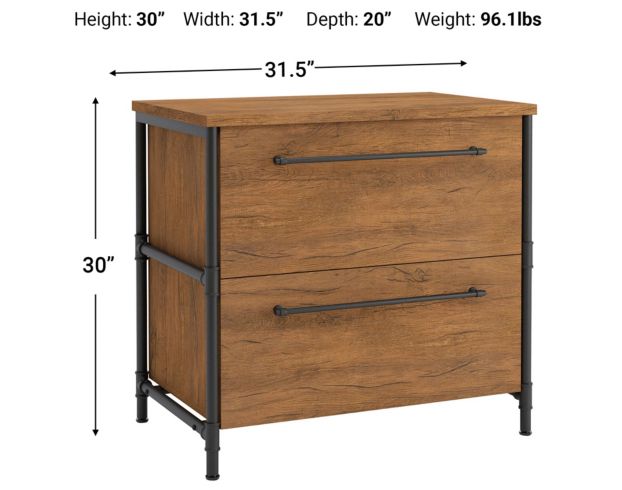 Sauder Iron City Lateral File Homemakers