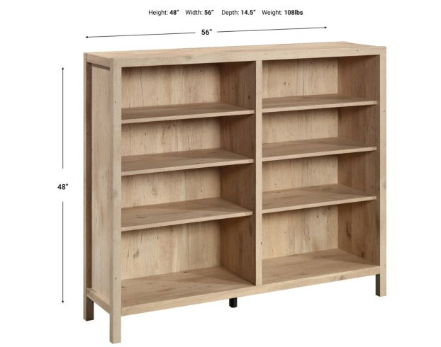 Sauder Pacific View Prime Oak Bookcase | Homemakers