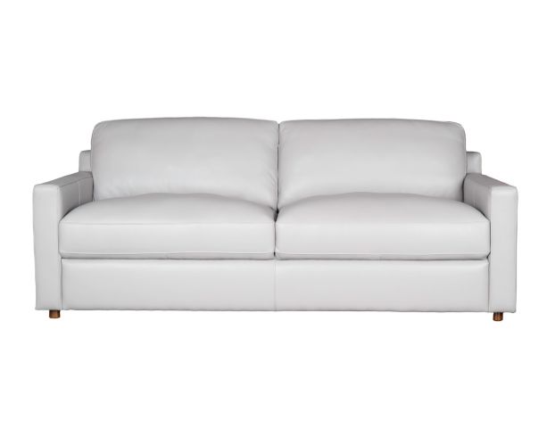 Simon Li J856 Collection Gray Genuine Leather Sofa | Homemakers