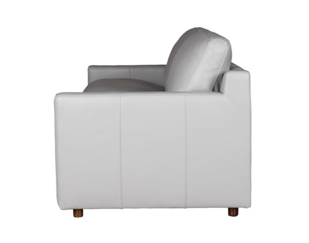 Simon Li J856 Collection Gray Genuine Leather Sofa | Homemakers