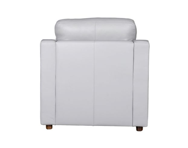 Simon Li J856 Gray Genuine Leather Chair | Homemakers