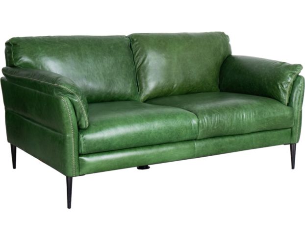Soft Line America 7905 Collection Genuine Leather Green Loveseat ...