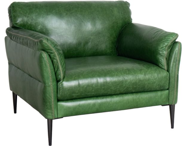 Soft Line America, Llc. 7905 Collection 100% Leather Green Chair ...