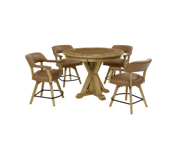 Steve Silver Rylie 5-Piece Counter Game Table Set