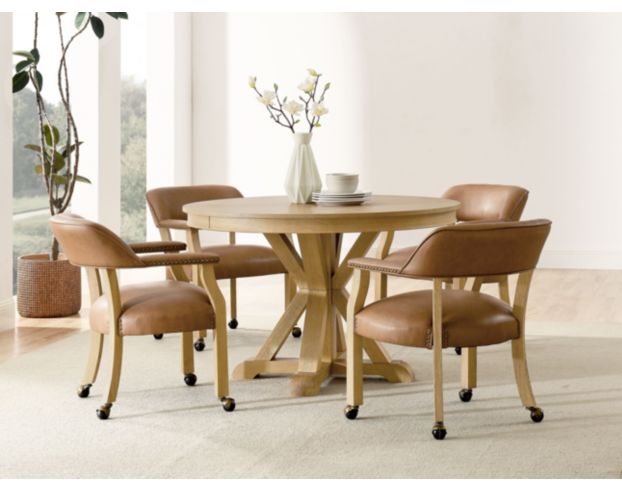 Steve Silver Rylie Natural Dining Game Table