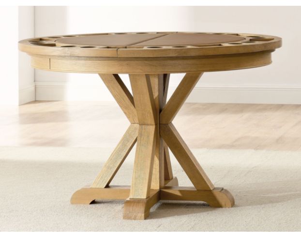 Steve Silver Rylie 5-Piece Natural Dining Game Table Set