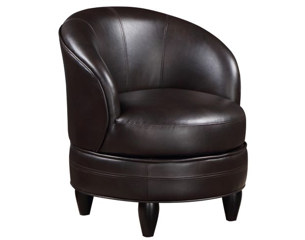 Black faux leather swivel chair store