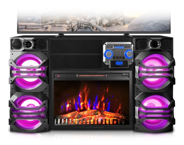 Tech Pro Xfire Fireplace Entertainment Center | Homemakers
