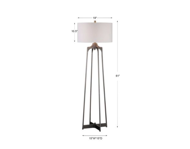 The Uttermost Company Adrian Floor Lamp | Homemakers
