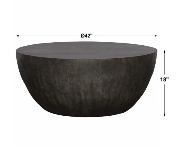 The Uttermost Company Lark 42 Inch Ebony Coffee Table Homemakers