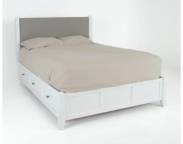 Whittier Wood Mckenzie White 3 Piece Queen Storage Bedroom 5261